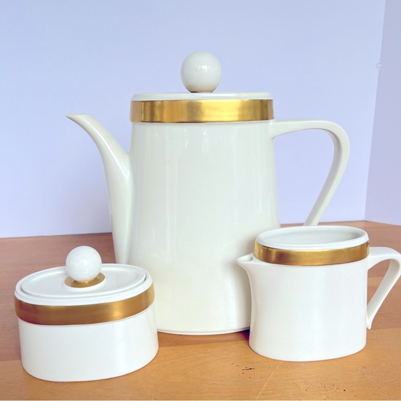 Milk And Sugar Serving Set BTaT- 3 Piece Tea Set Creamer And Sugar And ...